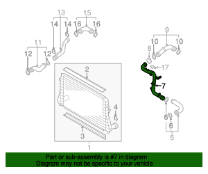 2005-2006 Volkswagen Jetta Air Pipe 3C0-145-840-H | QUIRKNHPARTS