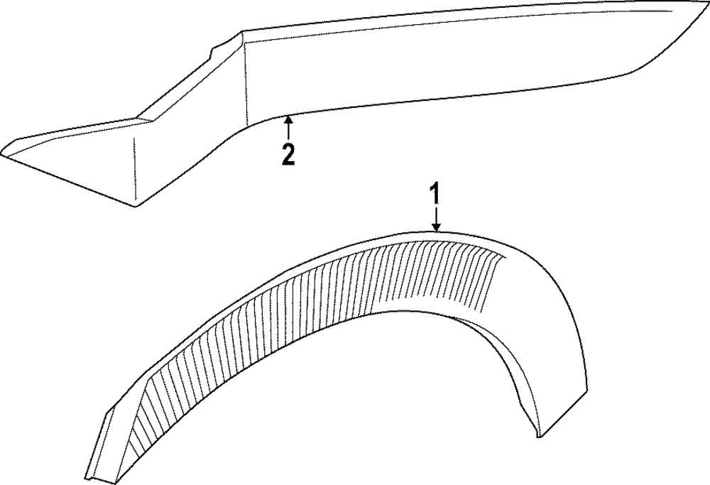 87860-CV000 - Body D-Pillar Molding 2022-2024 Kia EV6 | Kia.Parts Store