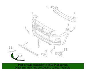 2021-2024 Mitsubishi Lower Molding 6407A380 | OEM Parts Online