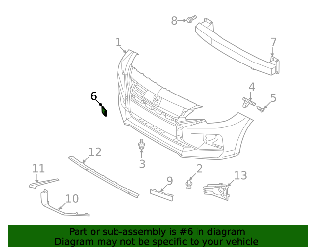6400J766XA - Tow Eye Cap 2021-2023 Mitsubishi | Mitsubishi Direct Parts