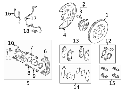 Front Brakes for 2019 Mitsubishi Eclipse Cross | Mitsubishi Direct Parts