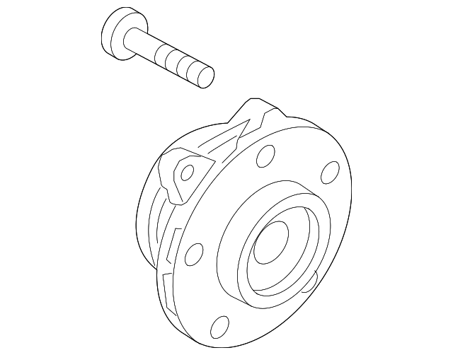 2018-2024 Mitsubishi Eclipse Cross Hub Assembly 40210W030P | Mitsubishi ...