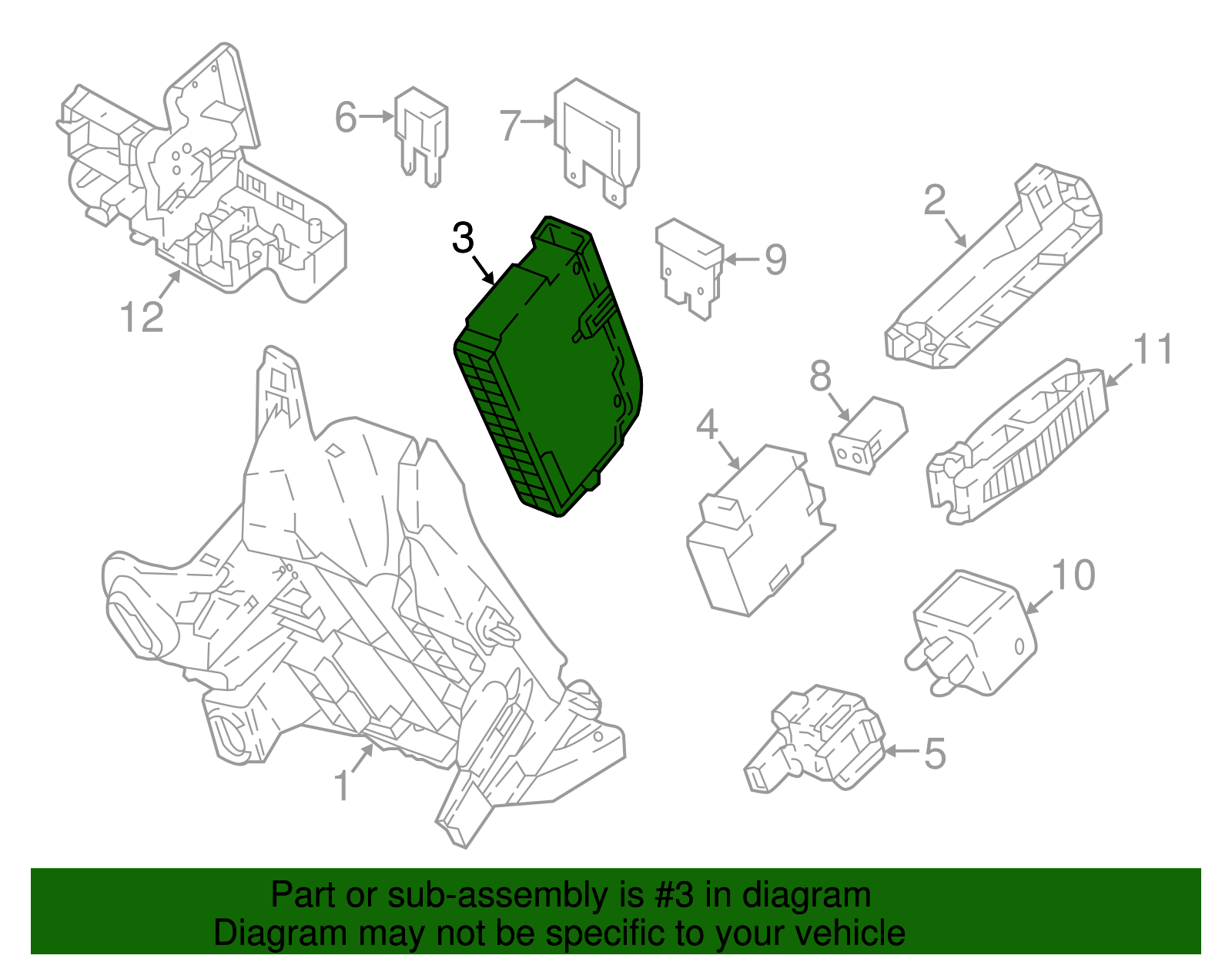 4H0-941-824 - Fuse Holder 2010-2025 Audi | AutoNation Parts