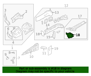 5220M996 - Rail Support 2018-2024 Mitsubishi | Mitsubishi Motors Store