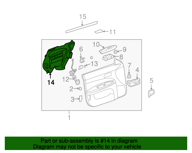 2005-2009 Buick LaCrosse Deflector 25967534 | GMPartsDirect.com