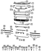 Front Bumper and Fascia for 2022 Jeep Grand Wagoneer | Mopar Estores