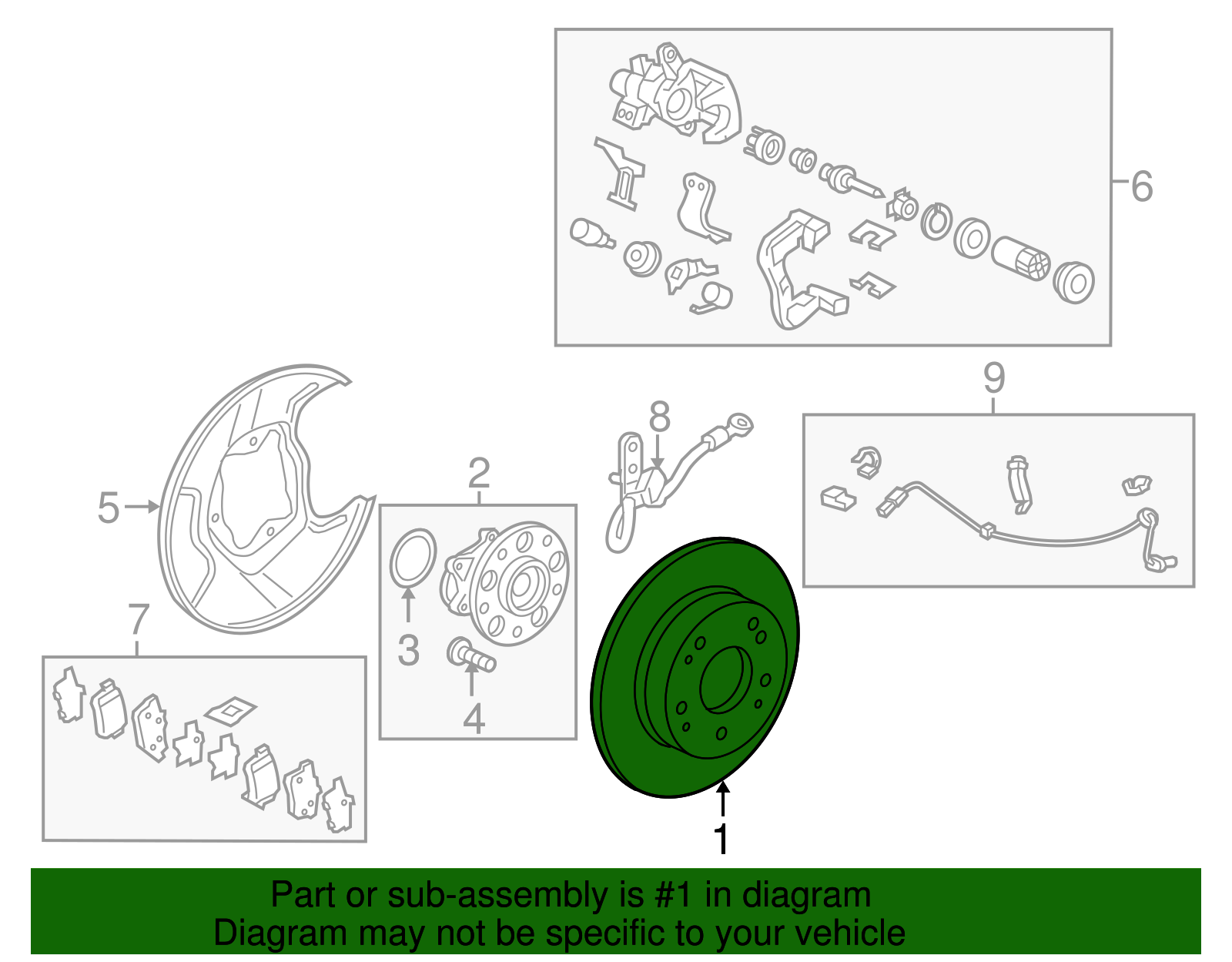 42510-TR3-A01 - Rotor 2012-2015 Honda Civic | Honda Parts Online