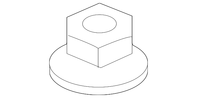 2007-2022 Toyota Hold Down Clamp Nut 90179-A0009 | Toyota Parts|Toyota ...