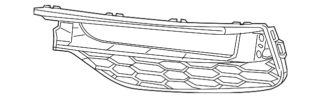 71109-T2M-T61 - Garnish, R Front Fog Light (Lower) 2017 Honda Accord ...