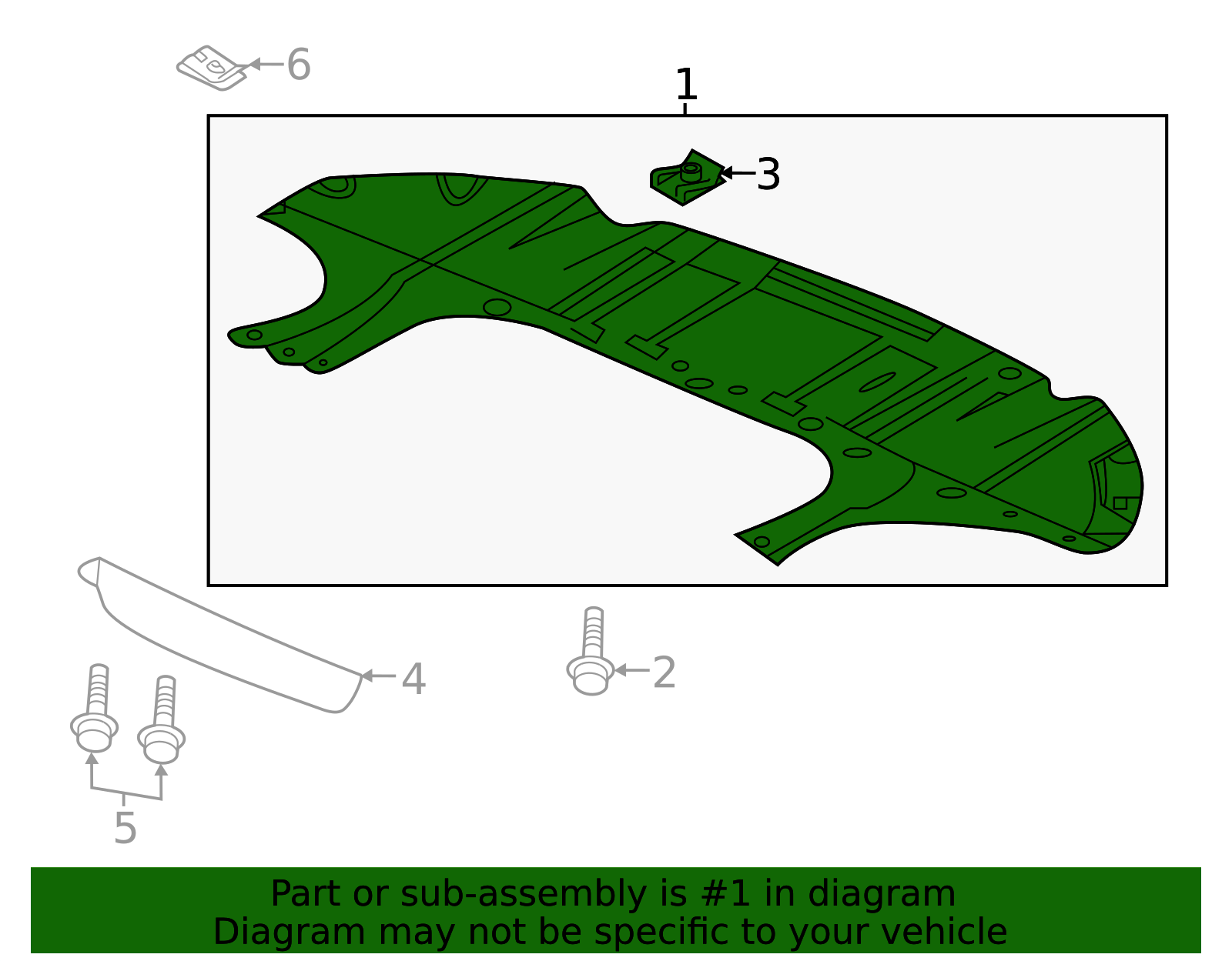 2022-2024 GMC Terrain Under-Body Shield 84753909 | Parts Matick Buick GMC