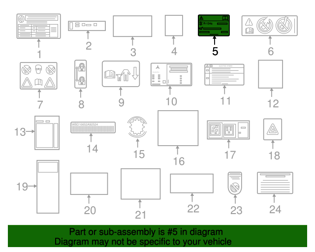 447-817-46-00 - AC Label 2016-2020 Mercedes-Benz Metris | Mercedes-Benz ...