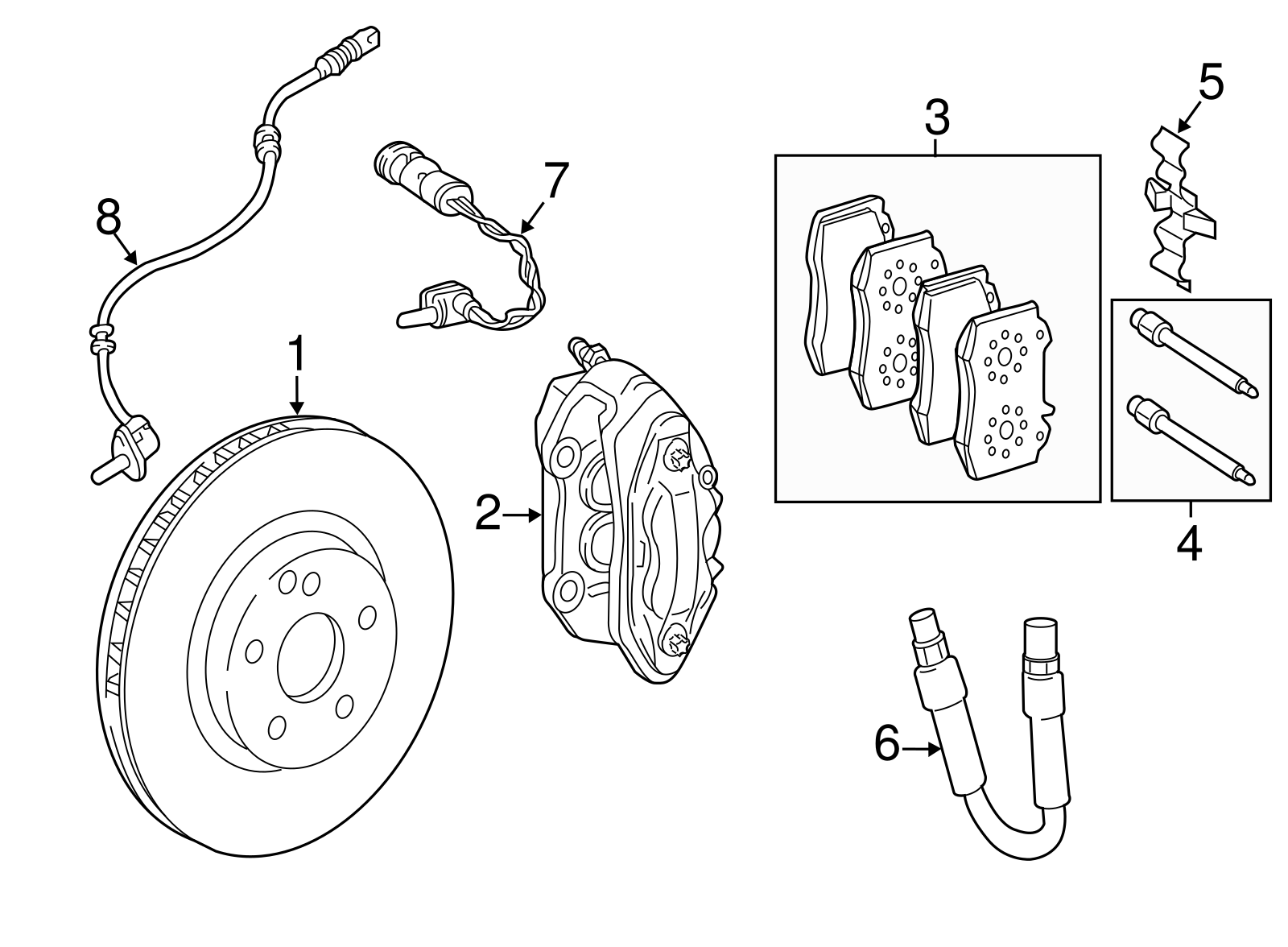 004-420-69-83 - Brake Caliper Mercedes-Benz USA Parts