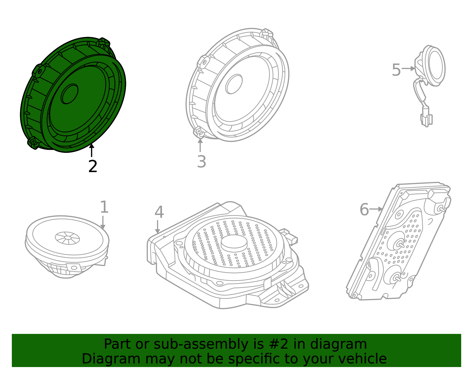 96320-T1500 - High-Quality Speaker for 2021-2025 Genesis | AutoNation Parts