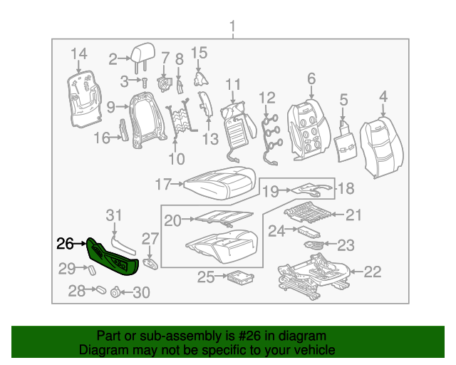 2015-2019 GM Outer Finish Panel 84233182 | GMPartsDirect.com