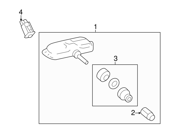 2004-2021 Toyota Cap (One Valve Stem Cap) 90942-A5002 | Toyota Parts Center
