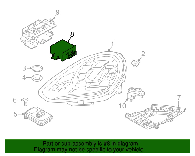 958-618-386-00 - Control Module 2015-2018 Porsche Cayenne | Delaware ...