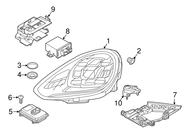 2015-2018 Porsche Cayenne Control Module 958-618-388-01 | Gaudin ...