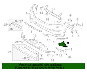 2018-2023 Land Rover Range Rover Velar Air Duct LR093525 | JaguarParts.com
