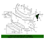 2018-2023 Land Rover Range Rover Velar Side Bracket LR093493 ...