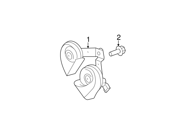 2011-2016 Ford Horn BC3Z-13832-A | OEM Parts Online