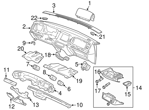Instrument Panel for 2006 Mercury Grand Marquis | Blue Springs Ford Parts