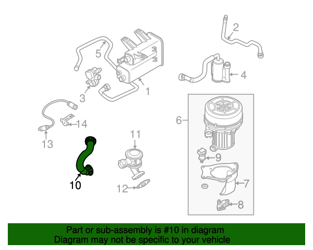 11727836606 - 2006-2008 BMW Z4 Pressure Hose (11-72-7-836-606) | BMW of ...