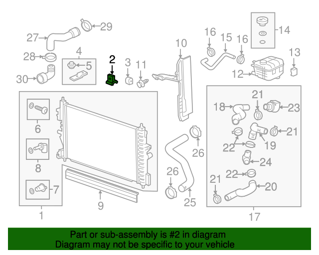 Upper Bracket Gm 15261797 Gmpartsnow