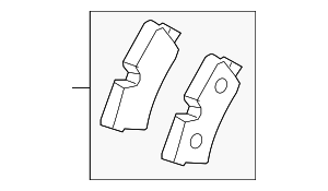 2015-2024 Porsche Macan 1 Set Of Brake Pads 95B-698-451-H | Sunset ...