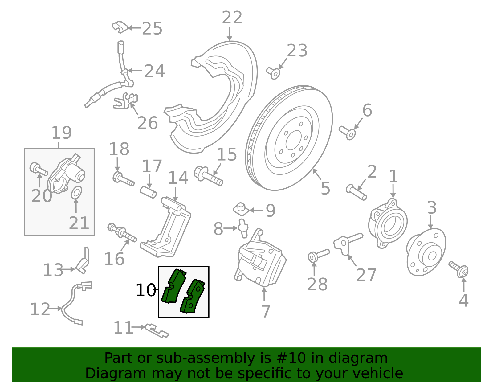 2015-2024 Porsche Macan 1 Set Of Brake Pads 95B-698-451-H | Sunset ...
