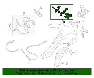 2012-2023 Subaru Opener Assembly 57340FJ010 | Subaru Parts Shop