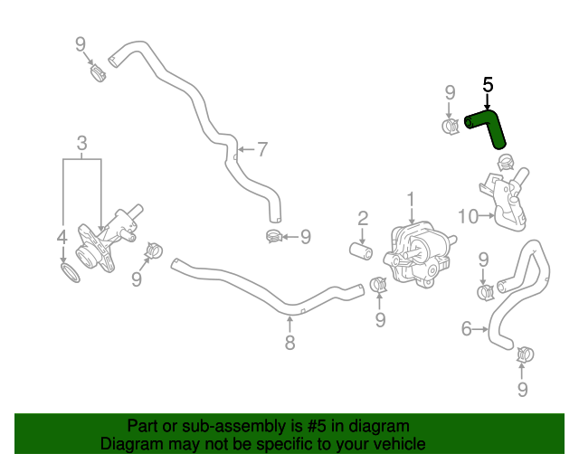 36169-6B2-A00 - Air Tube 2018-2022 Honda Accord | Honda Parts Online