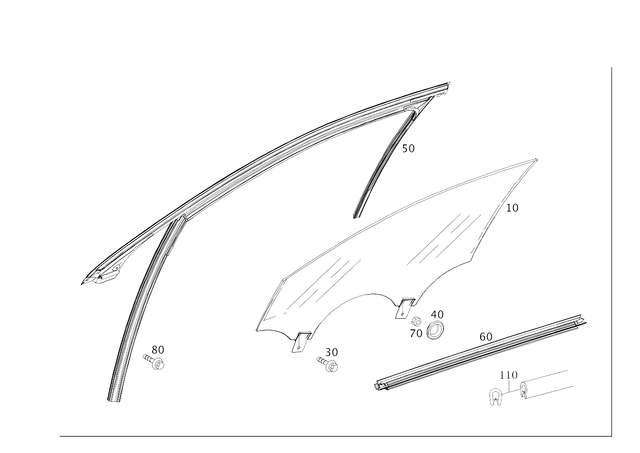222-720-02-18 - Crank Window 2014-2020 Mercedes-Benz | Mercedes-Benz USA Parts