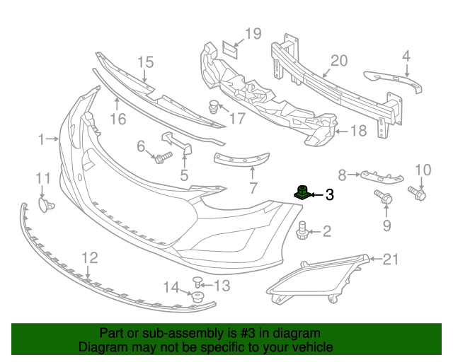1995-2020 Hyundai Door Trim Panel Retainer Nut 14910-05000 | OEM ...