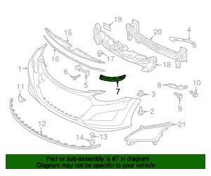 2013-2017 Hyundai Elantra GT Lower Bracket 86554-A5000 | OEM Parts Online