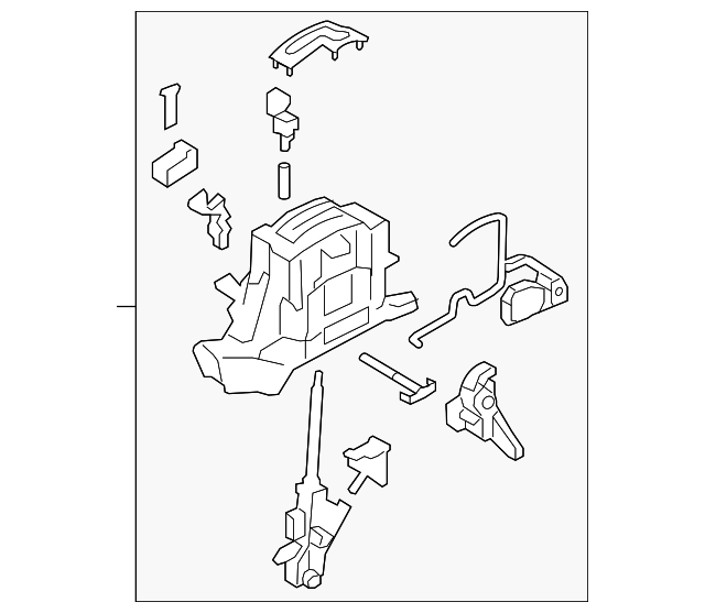 2011-2013 Kia Optima Shifter Assembly 46700-2T300 | QuirkParts