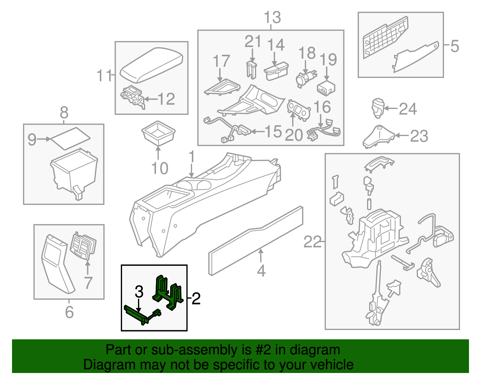 84635-2T000 - Rear Bracket 2011-2015 Kia Optima | Kia.Parts Store