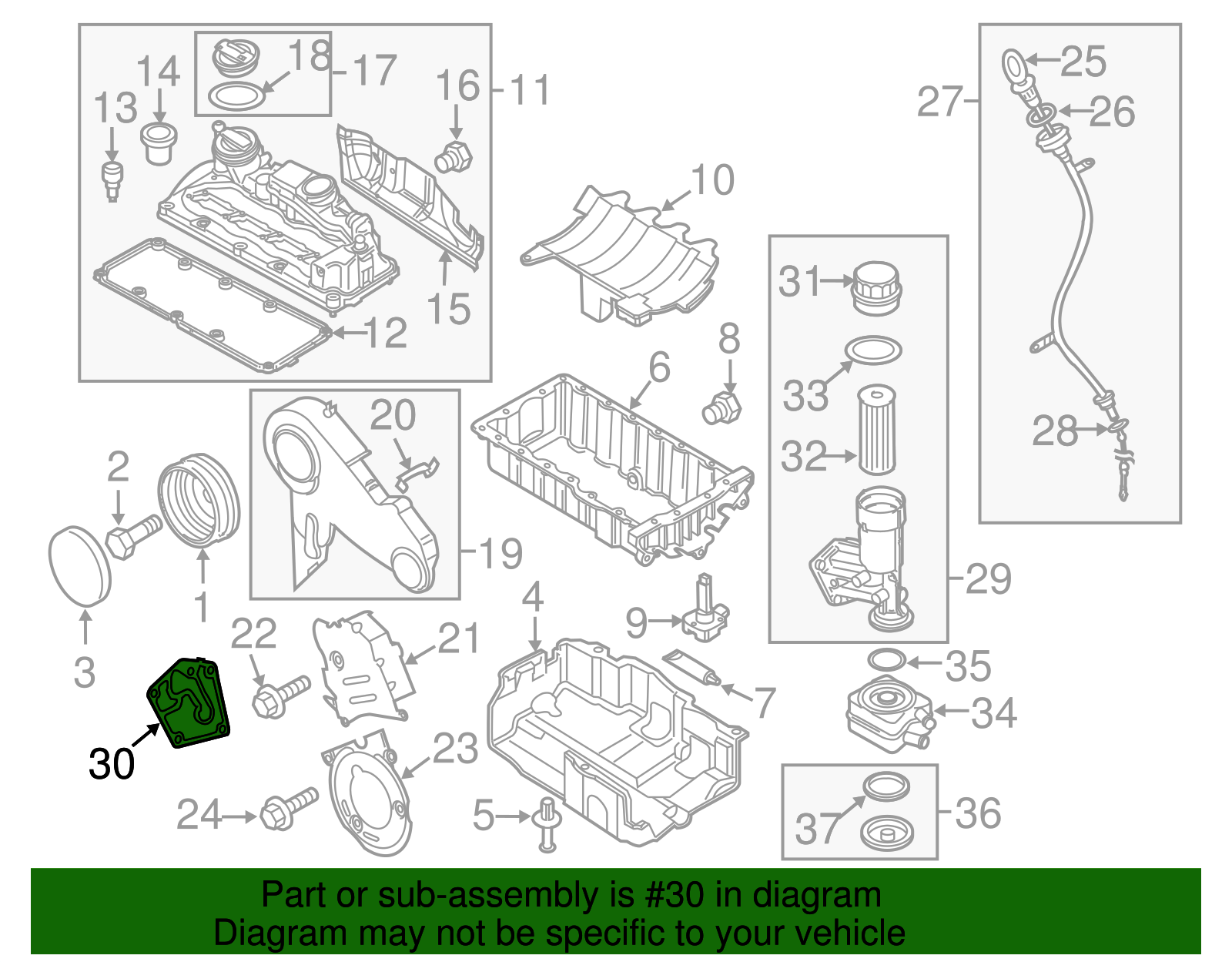 2005-2014 Volkswagen Oil Filter Housing Gasket 045-115-441 | Wolfsburg ...
