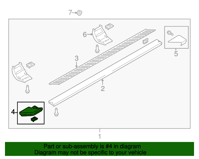 2015-2023 Ford OEM NEW 2015-2019 Ford Ford F-150 Front Running Board ...