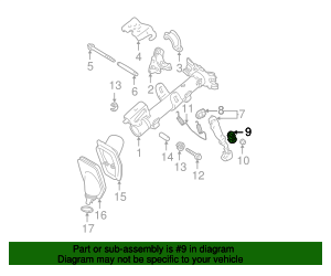 2000-2005 Toyota Tilt Lever Reinforcement 45821-52010 | Toyota Parts Center