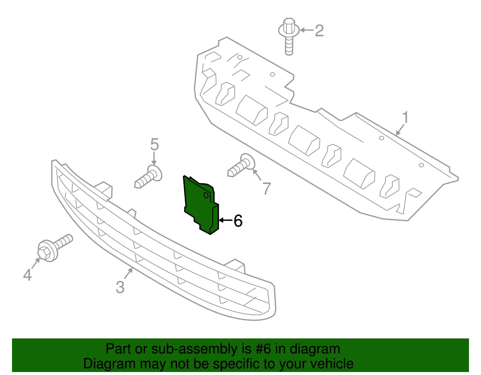 2014-2015 Mitsubishi Mirage Cover 6400F143 | Mitsubishi Parts Warehouse