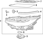 Genuine OEM Toyota Headlights | Toyota Parts Center