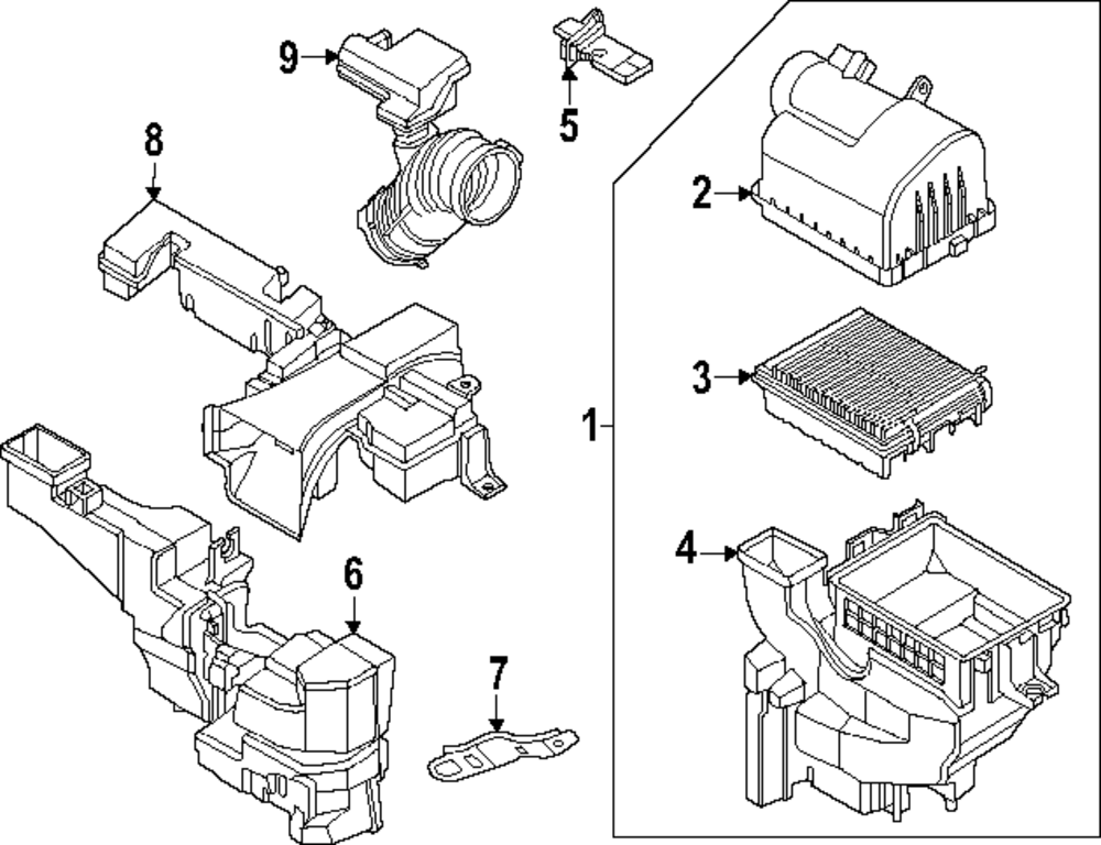 16554-7LG0B - Air Inlet Duct | Anicra Nissan Parts