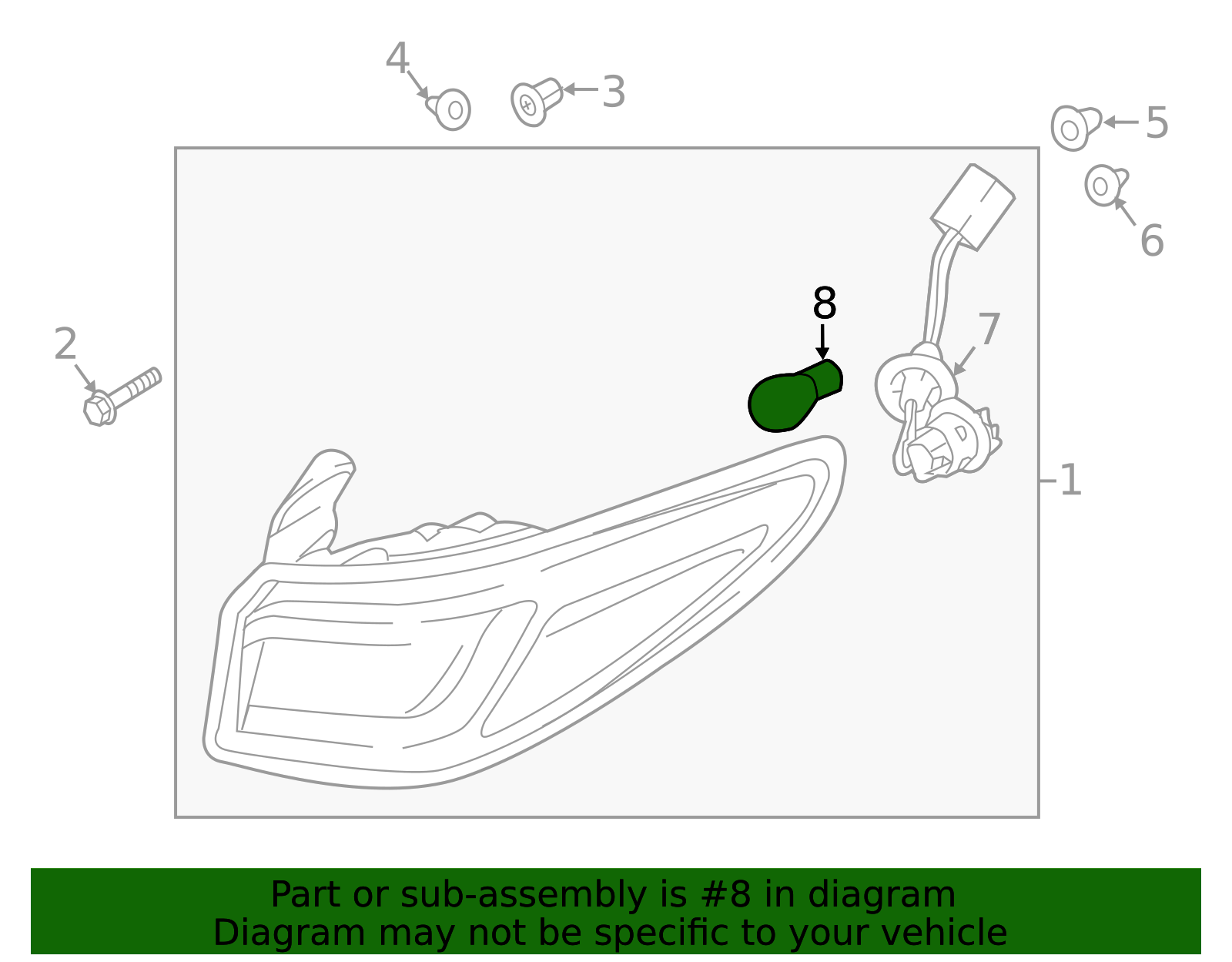 Genuine Bulb for 2017-2025 Hyundai | Part# 18644-21058-L | Hyundai OEM ...