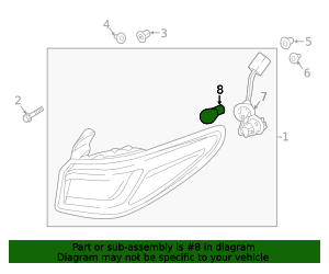 18644-21058-L - Tail Lamp Bulb - 2017-2021 Hyundai | Joseph Airport Hyundai