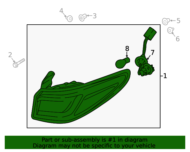 2022-2023 Hyundai Combo Lamp 92402-J9610 | HyundaiParts.Online