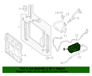 000-830-25-00-87 - A/C Compressor 2013-2020 Mercedes-Benz | Mercedes ...