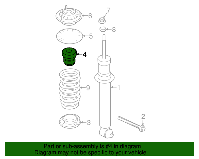 33536775755 - 2012-2018 BMW Damper (33-53-6-775-755) | BMW of South ...