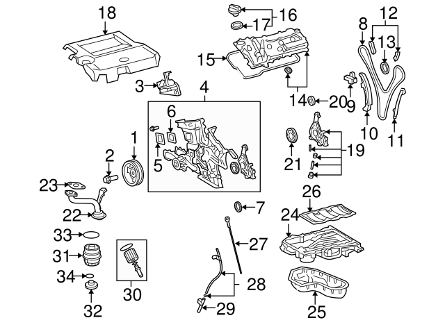 13550-0P010 - Engine Timing Chain Tensioner 2006-2018 Lexus ...