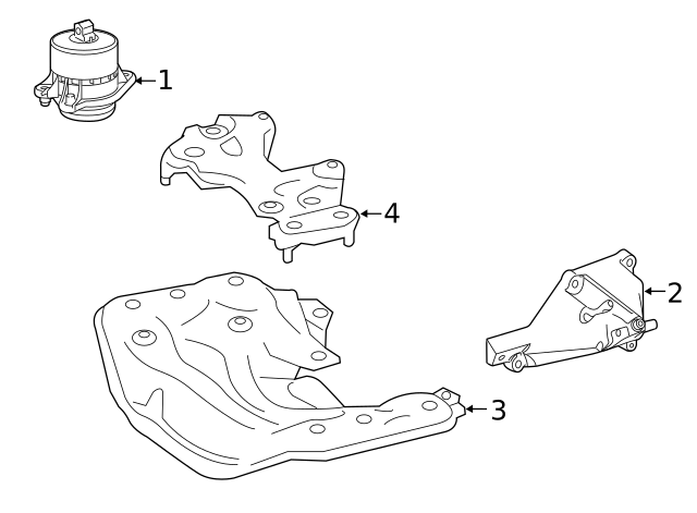 222-242-00-00 - Cross-Member 2018-2020 Mercedes-Benz S 63 AMG ...