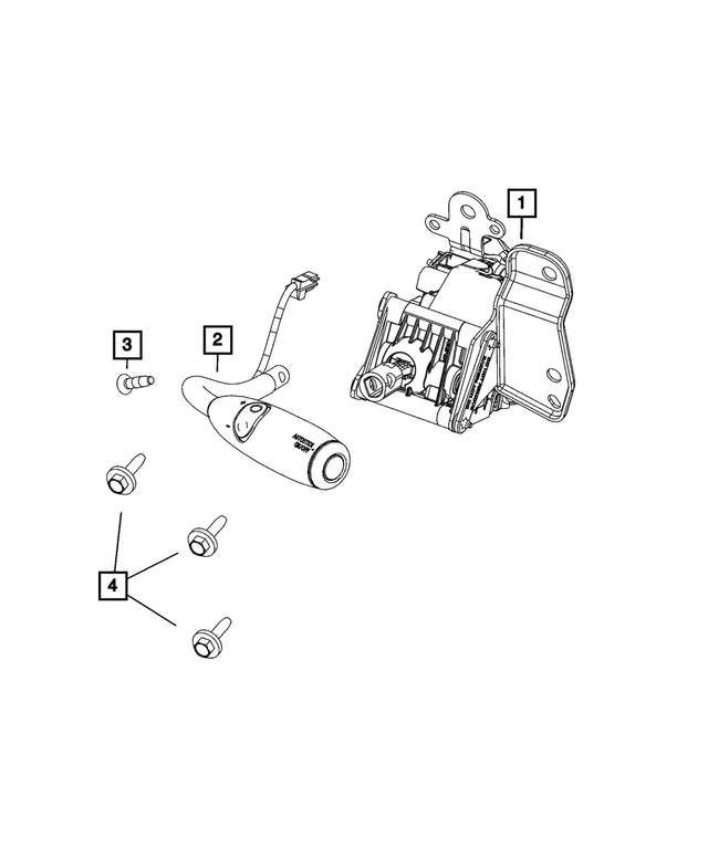 MOPAR GEARSHIFT LEVER - 68466144AA - 68466144AA | Mopar Online Parts